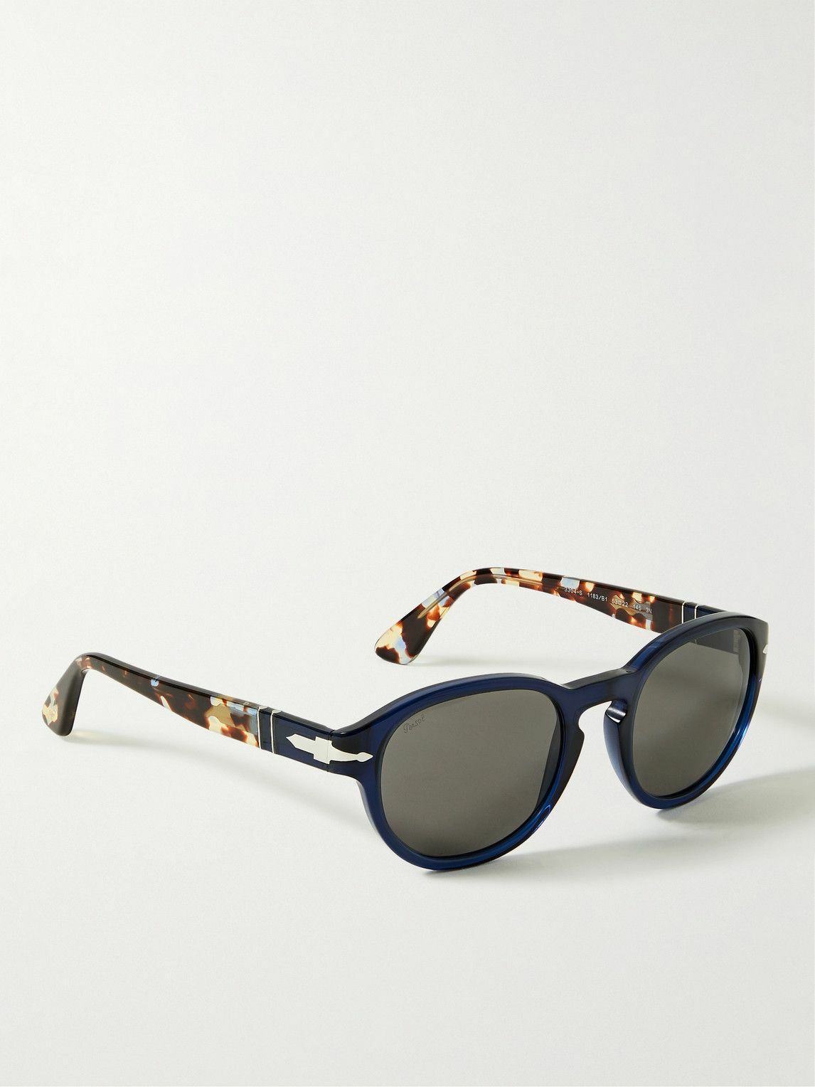 Persol - Havana Round-Frame Acetate Sunglasses Persol