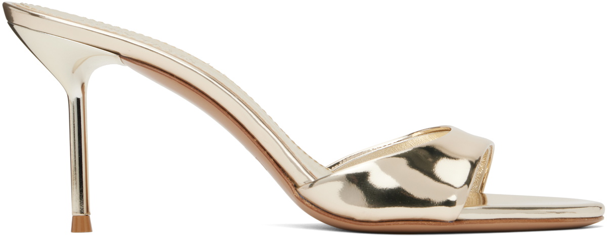 Paris Texas Gold Lidia 70 Mules Paris Texas