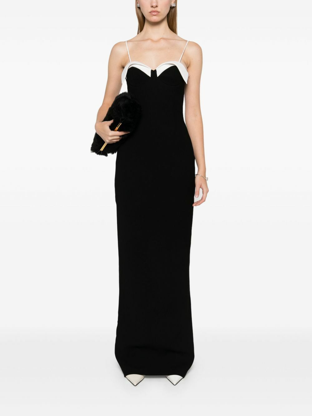 Mônot Colourblock Maxi Dress Monot