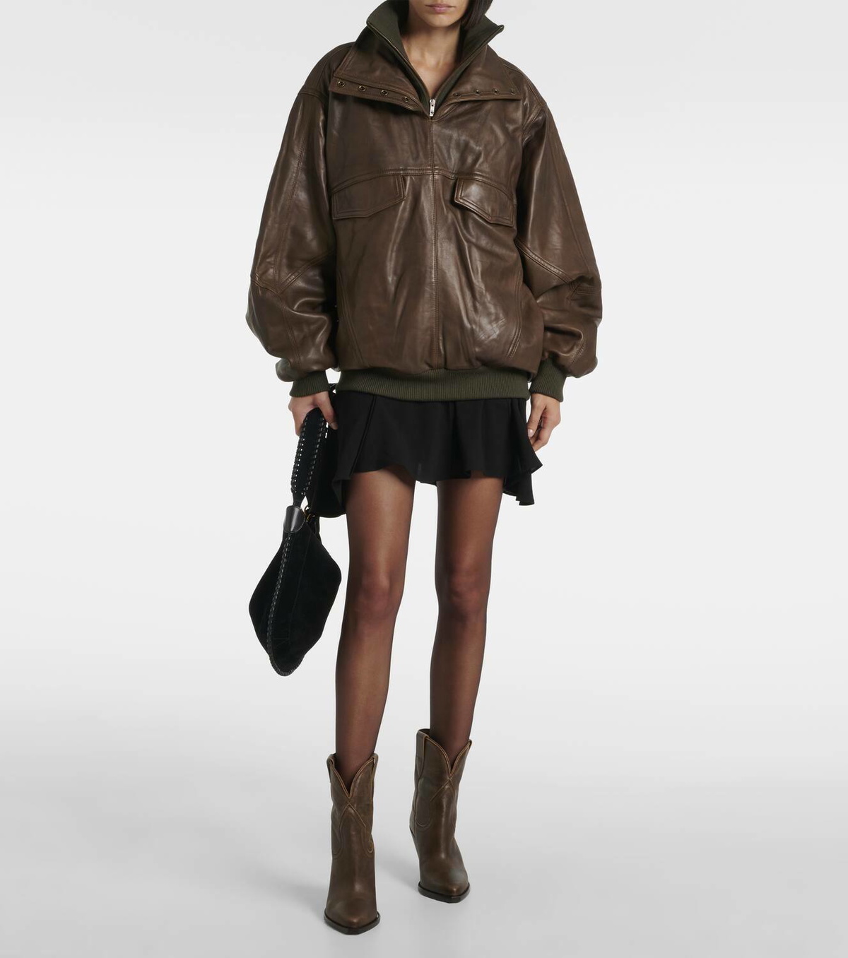 Isabel Marant Leyane leather cowboy boots Isabel Marant