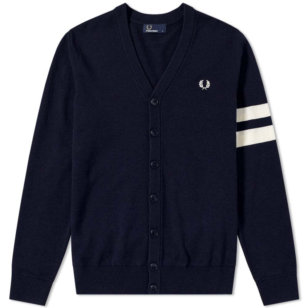 Fred Perry Tipped Sleeve Cardigan Fred Perry