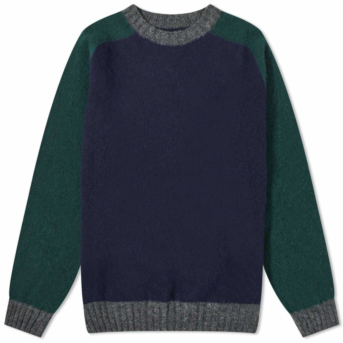 Howlin by Morrison Men's Howlin' Megatron Man Colour Block Crew Knit in ...