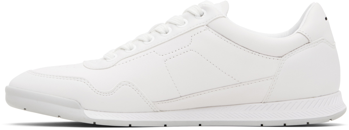 BOSS White Leather Logo Sneakers BOSS