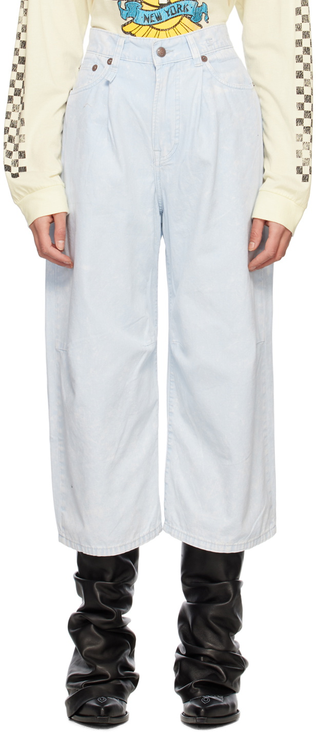 R13 Blue Cropped Jeans R13