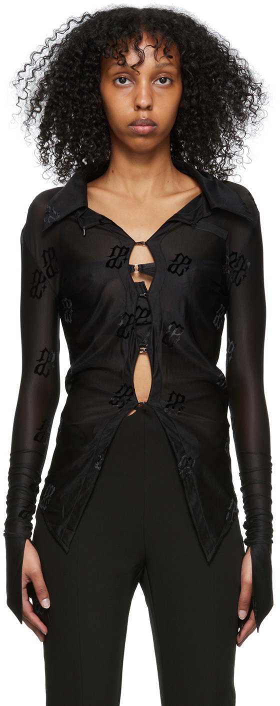 DIDU Black Polyester Shirt Didu