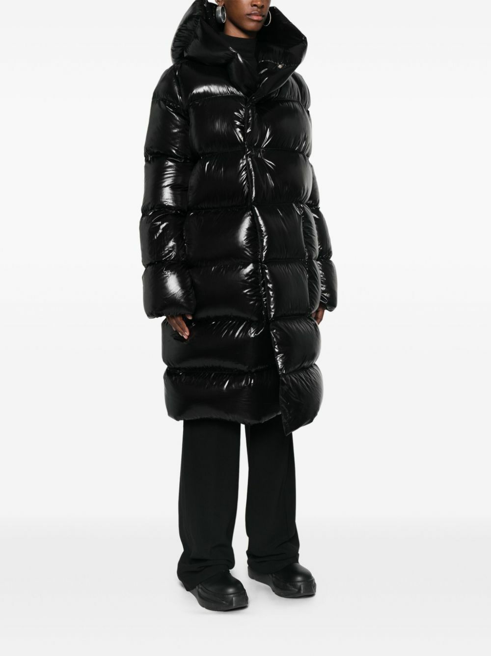 Rick Owens LS Hooded Puffer Coat Rick Owens