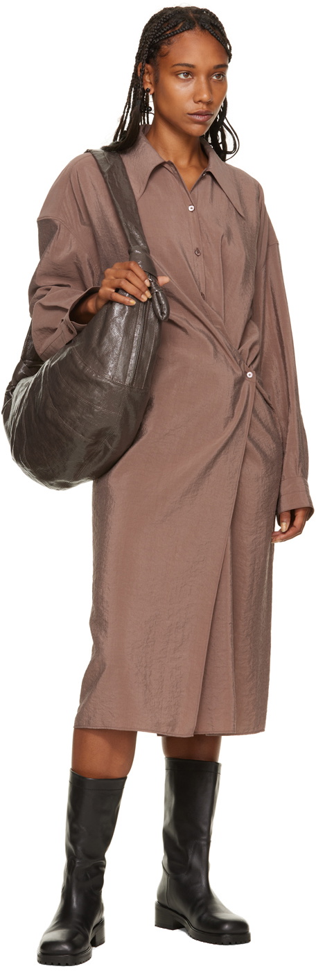 Lemaire Silver & Black Beauty Spot Earring Lemaire