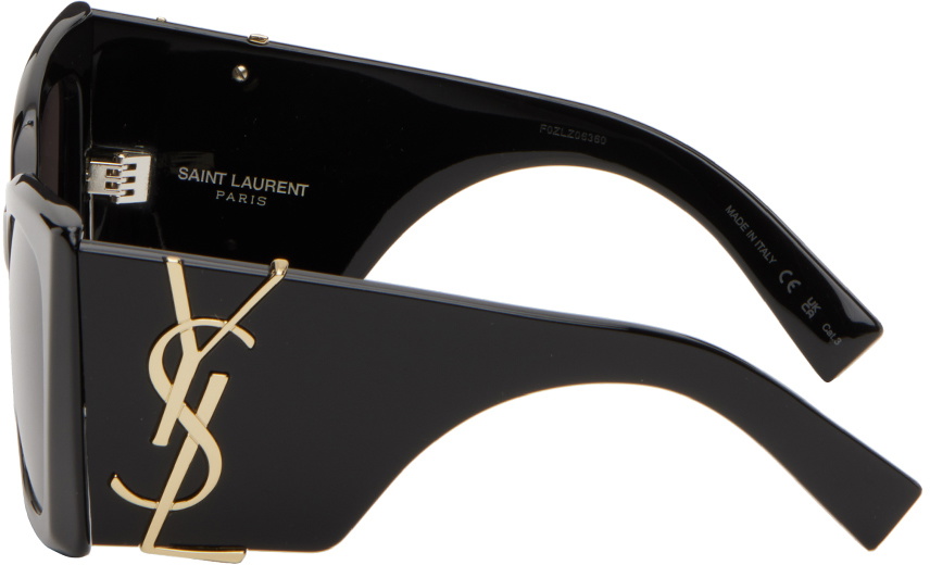 Saint Laurent Black SL M119 Blaze Sunglasses Saint Laurent