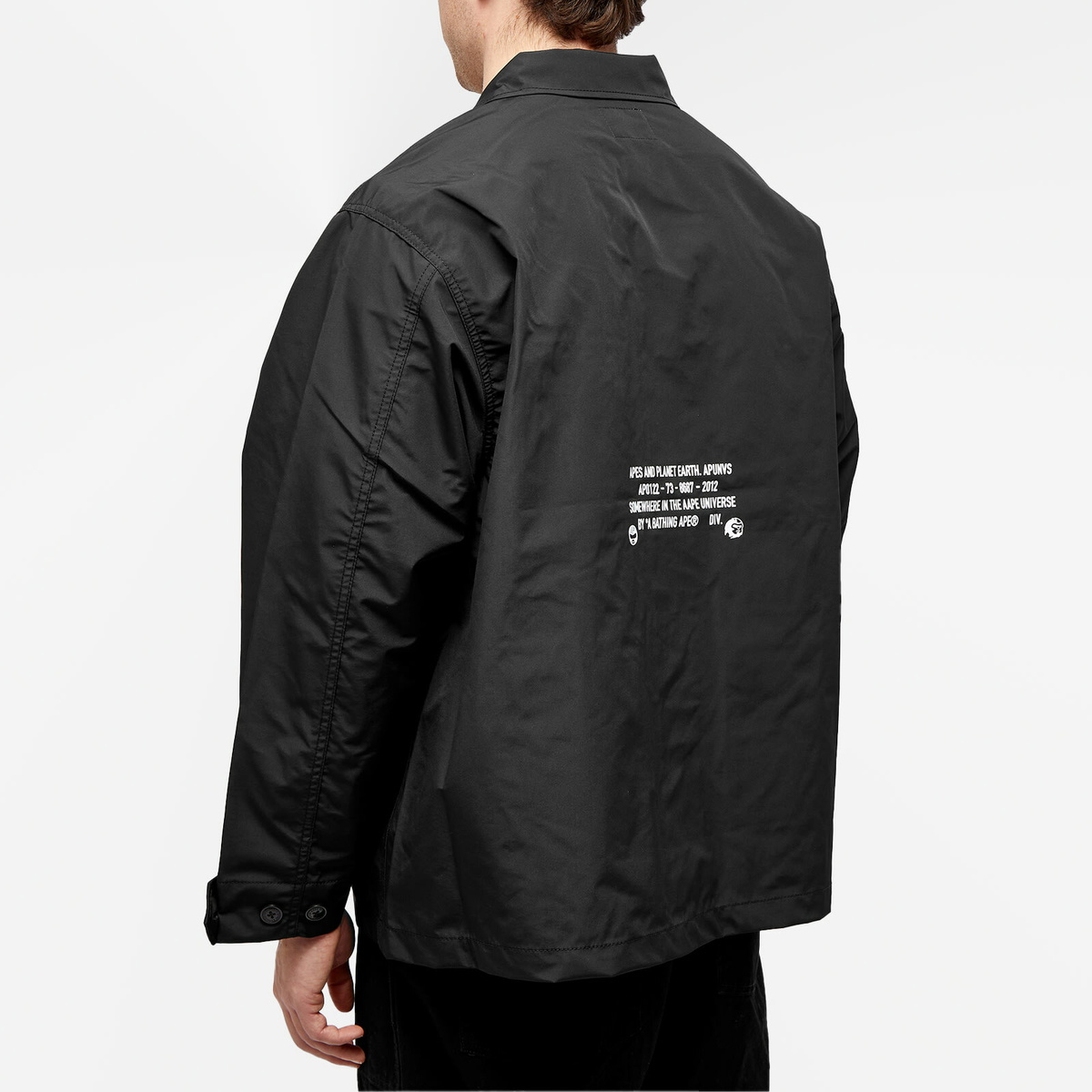 Men's AAPE Mountain Jacket in Black AAPE by A Bathing Ape