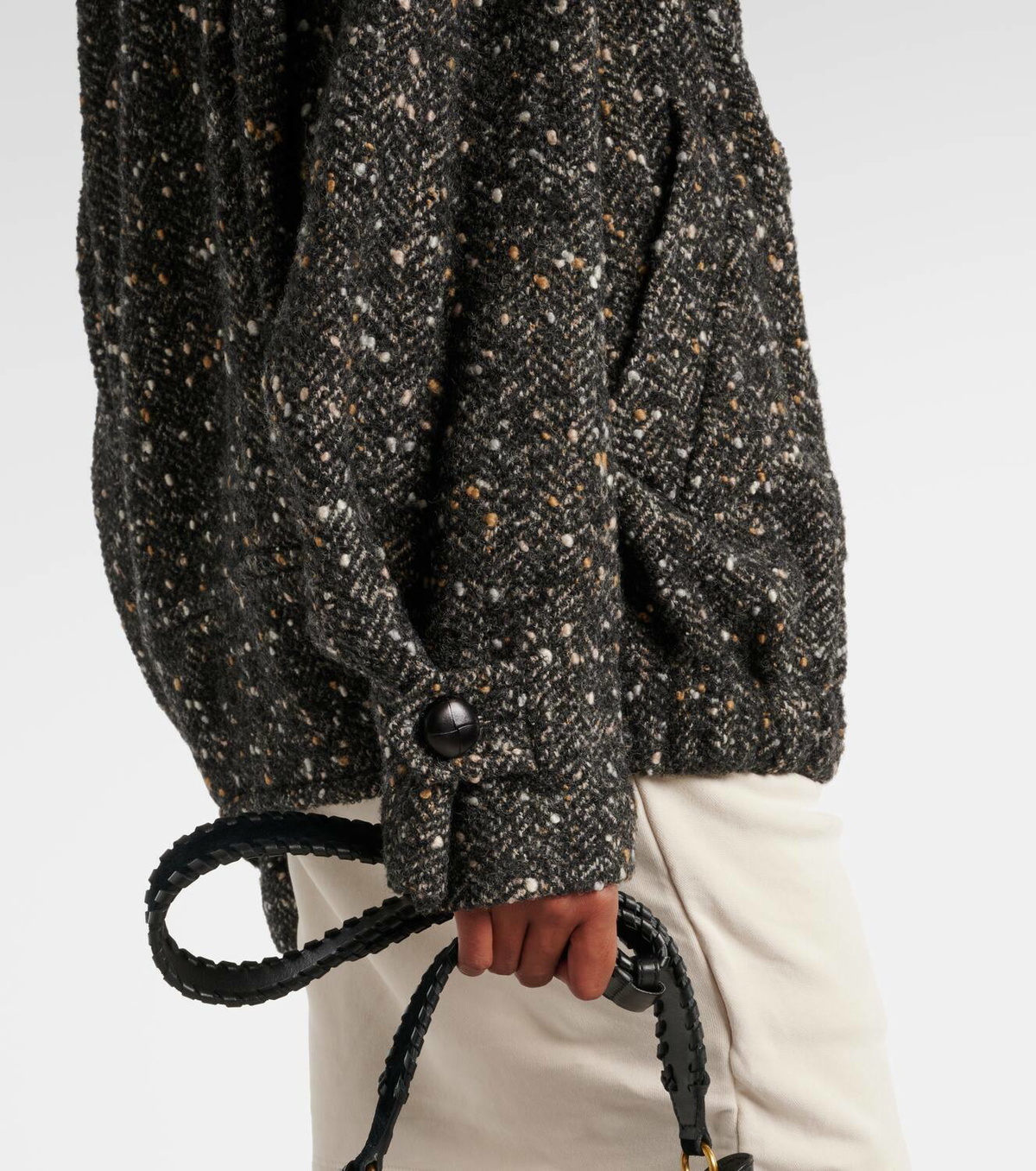 Marant Etoile Hanis herringbone bouclé jacket Isabel Marant Etoile