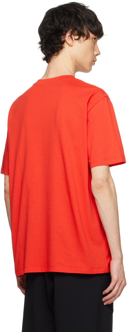 Balmain Red Embroidered T-Shirt Balmain