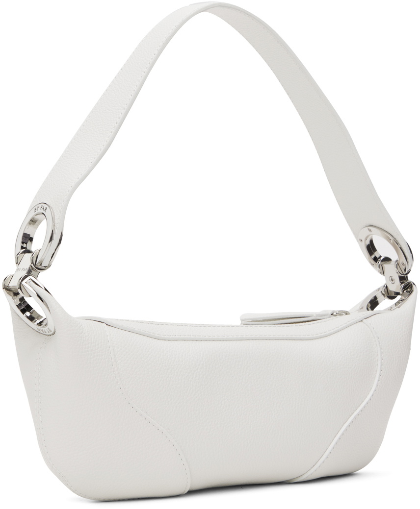 BY FAR White Mini Amira Bag By Far