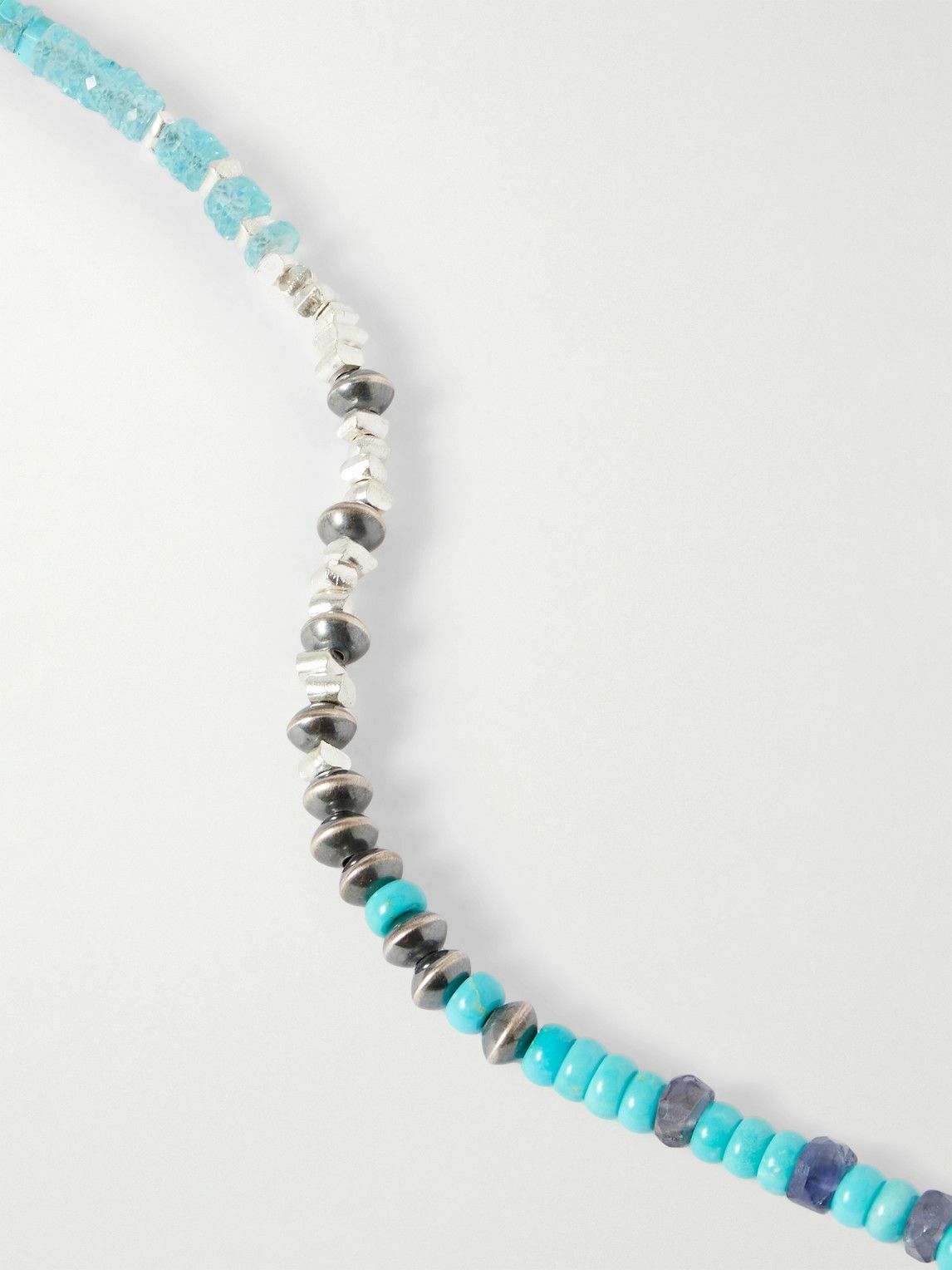 Peyote Bird - Fuente Silver Multi-Stone Beaded Necklace Peyote Bird