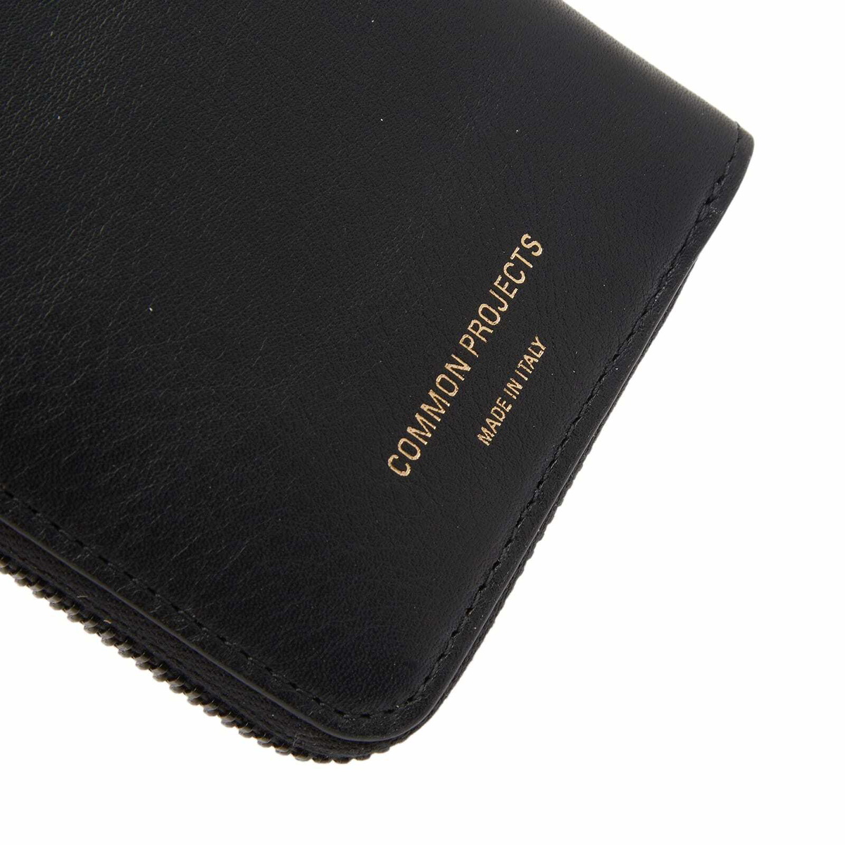 Common Projects Men's Zip Coin Case in Black Common Projects