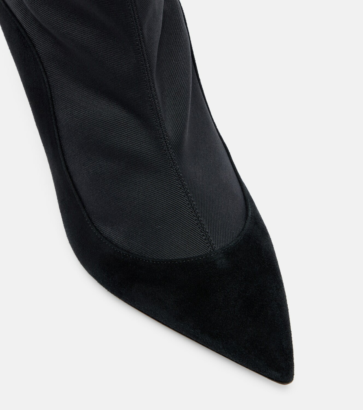 Malone Souliers Elisa 70 suede-trimmed ankle boots Malone Souliers
