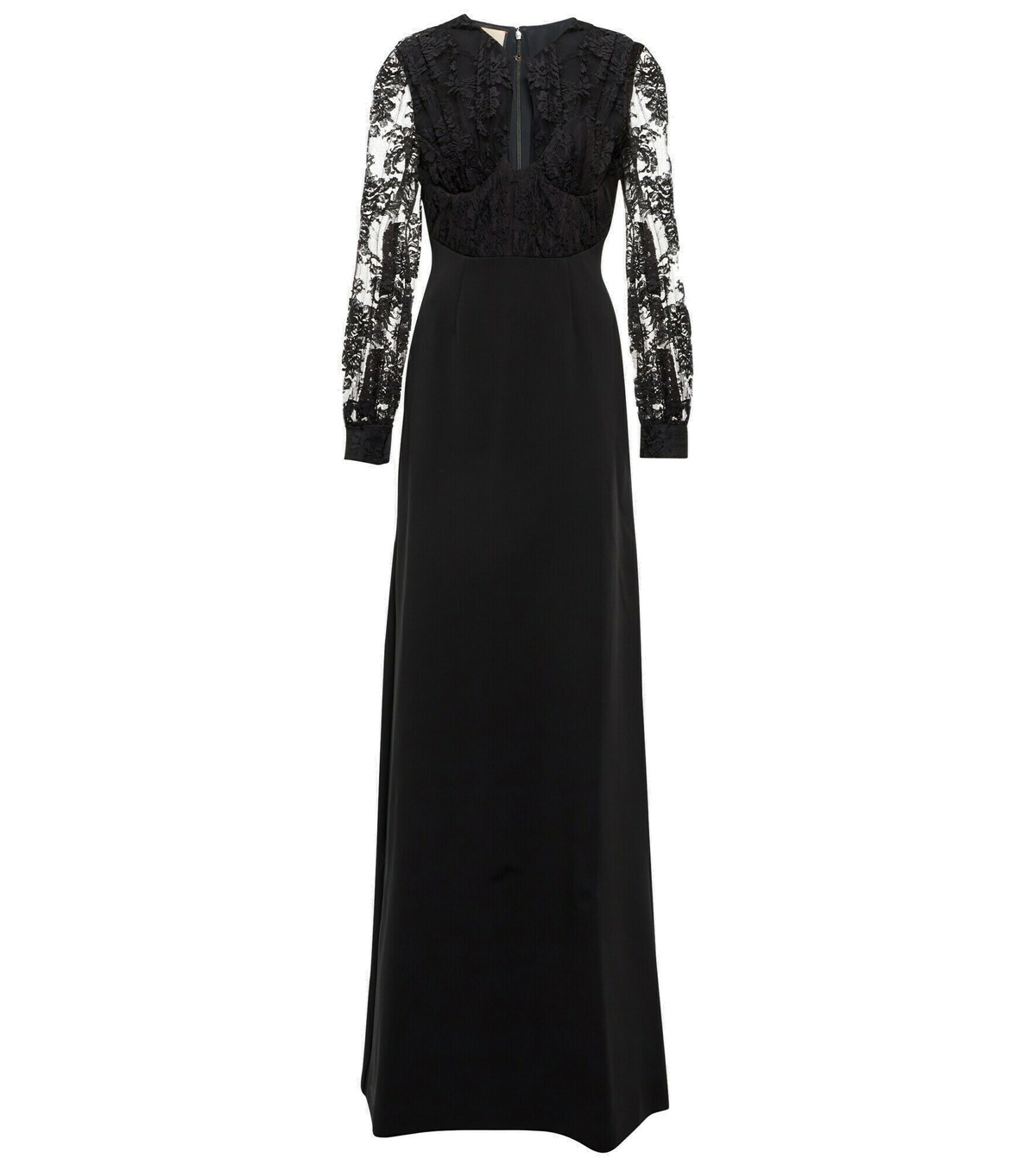 Gucci - Lace-insert gown Gucci
