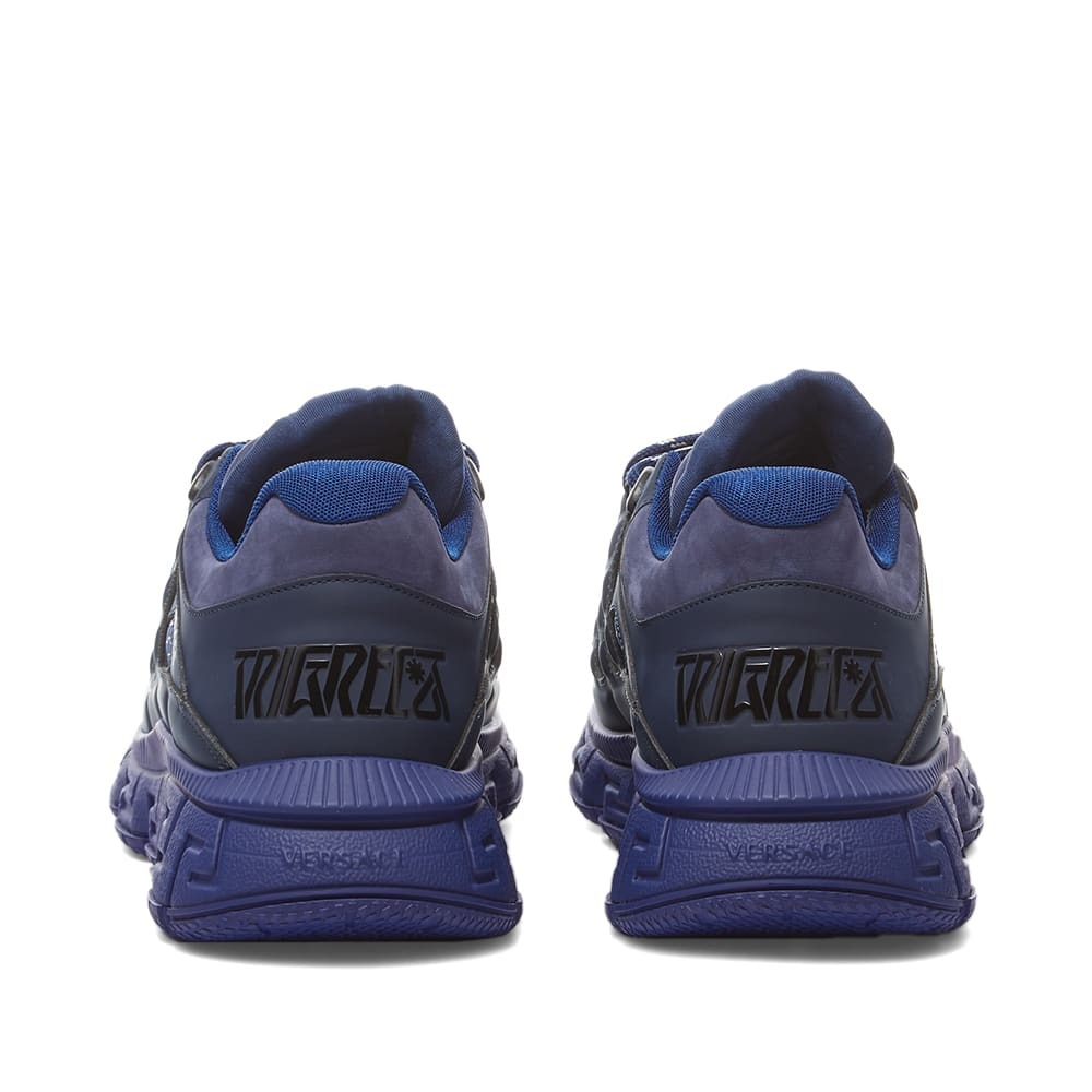 Versace Men's Trigreca Sneakers in Navy Versace