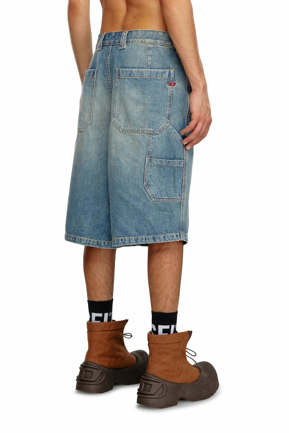 Diesel Denim utility shorts - Shorts Mens in Blue Diesel