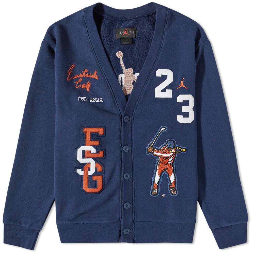 Air Jordan x Eastside Golf Cardigan in Midnight Navy/White//Burnt ...