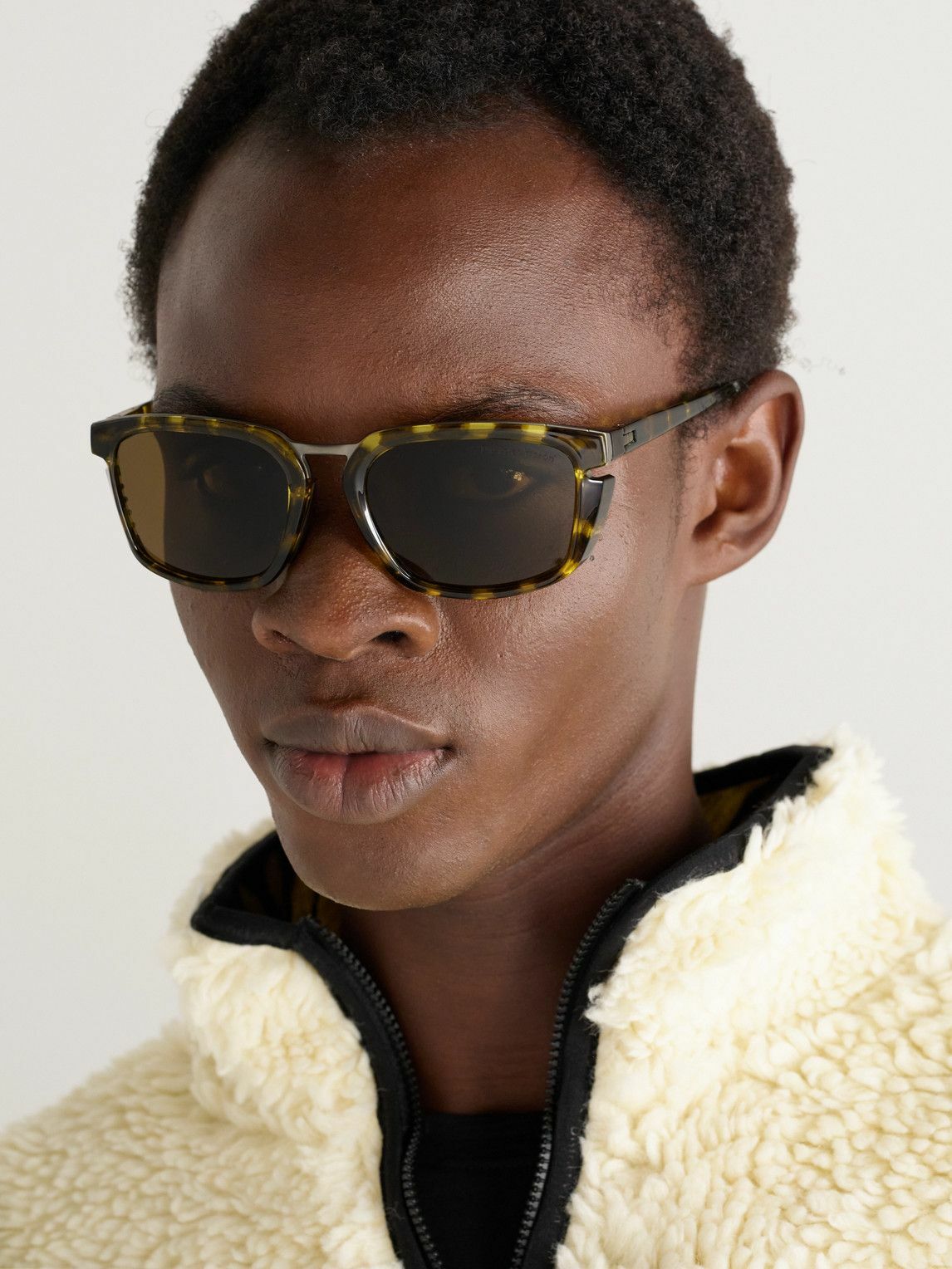 DISTRICT VISION - Square-Frame Tortoiseshell Acetate Sunglasses ...