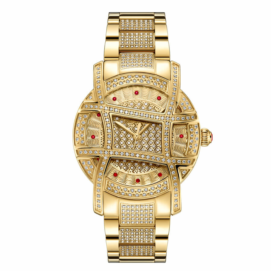 JBW Platinum Series Diamond Gold-tone Dial Ladies Watch PS510A JBW