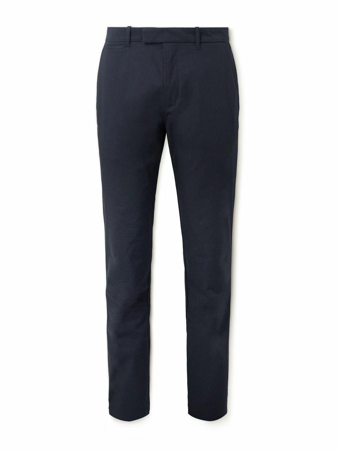 Mr P. - Samuel Slim-Fit Straight-Leg Stretch-Cotton Golf Trousers ...