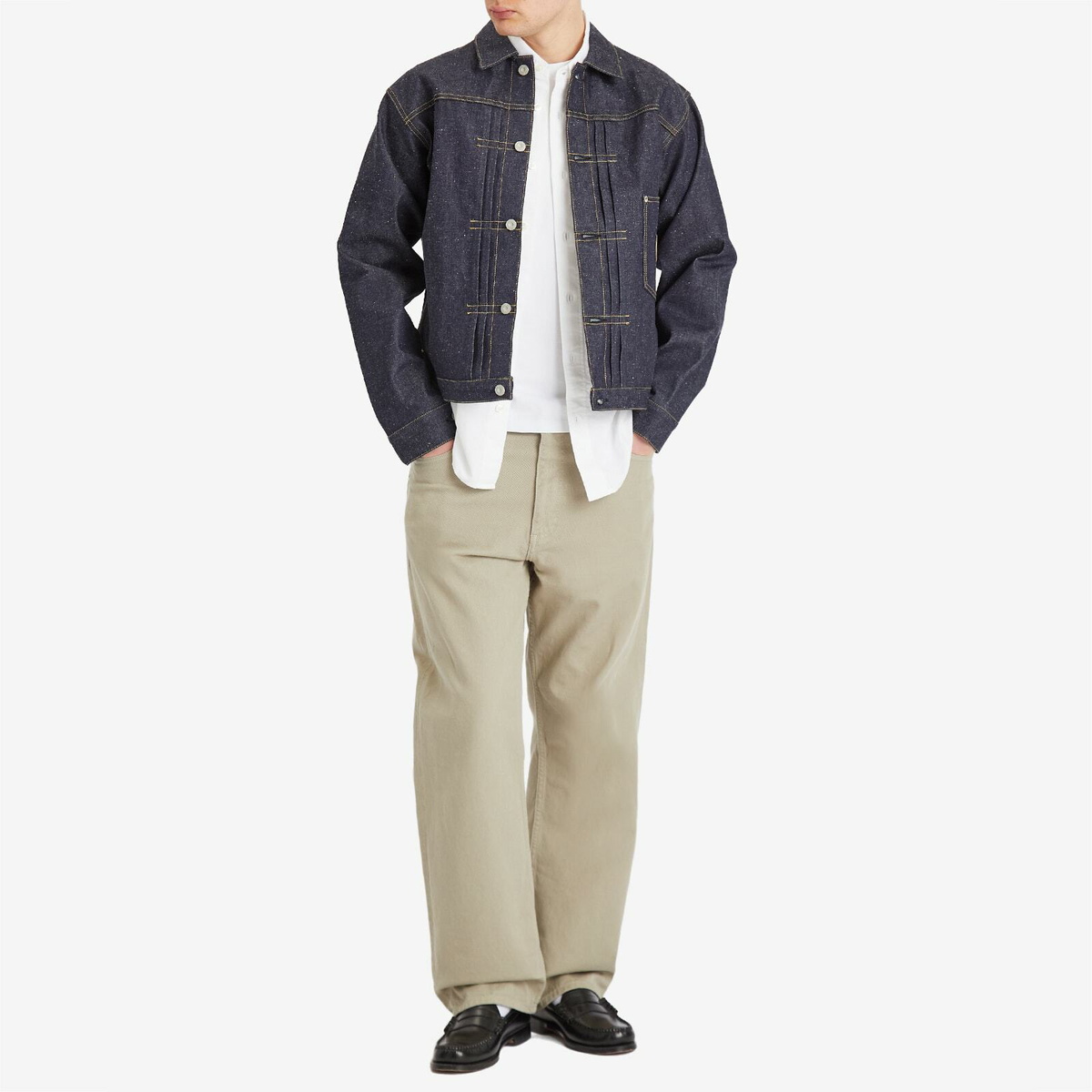 Human Made Men's Denim Past Work Jacket in Indigo Human Made