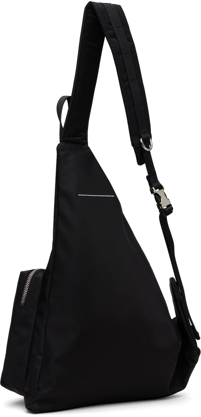 MM6 Maison Margiela Black Sling Backpack MM6 Maison Margiela