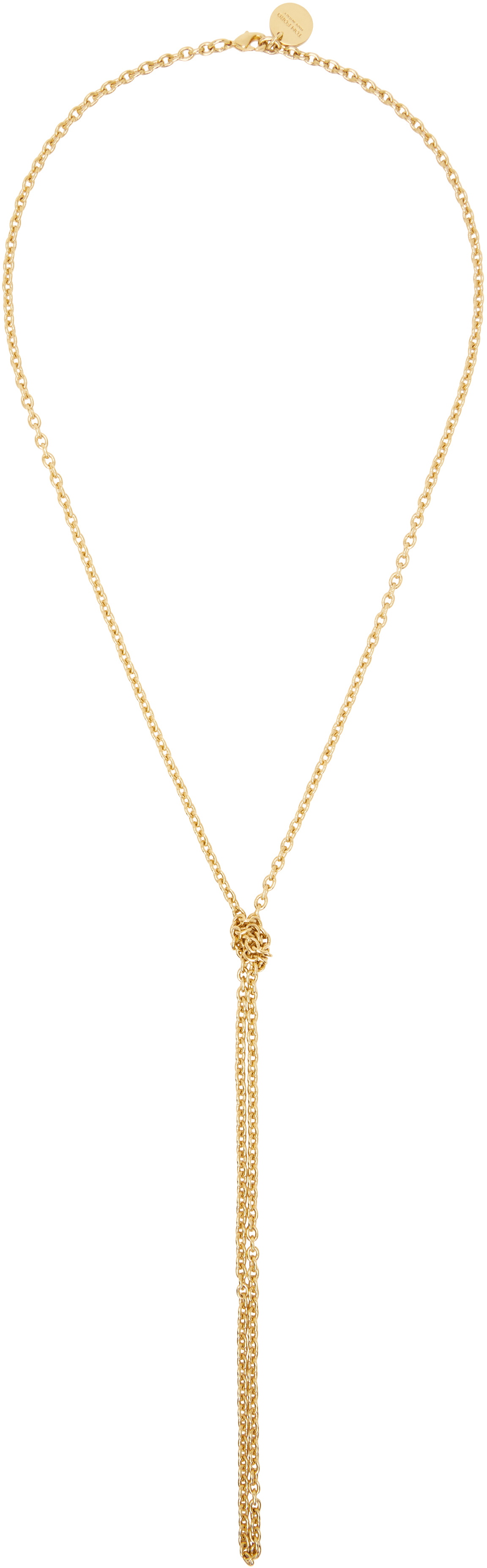 TOM FORD Gold Brass Chain Necklace TOM FORD