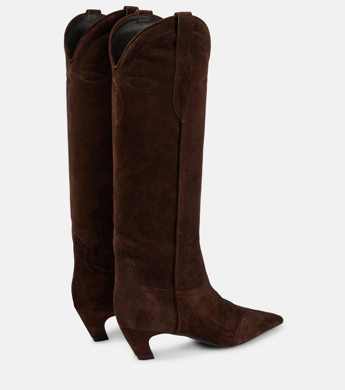 Khaite Dallas 45 suede knee-high boots Khaite
