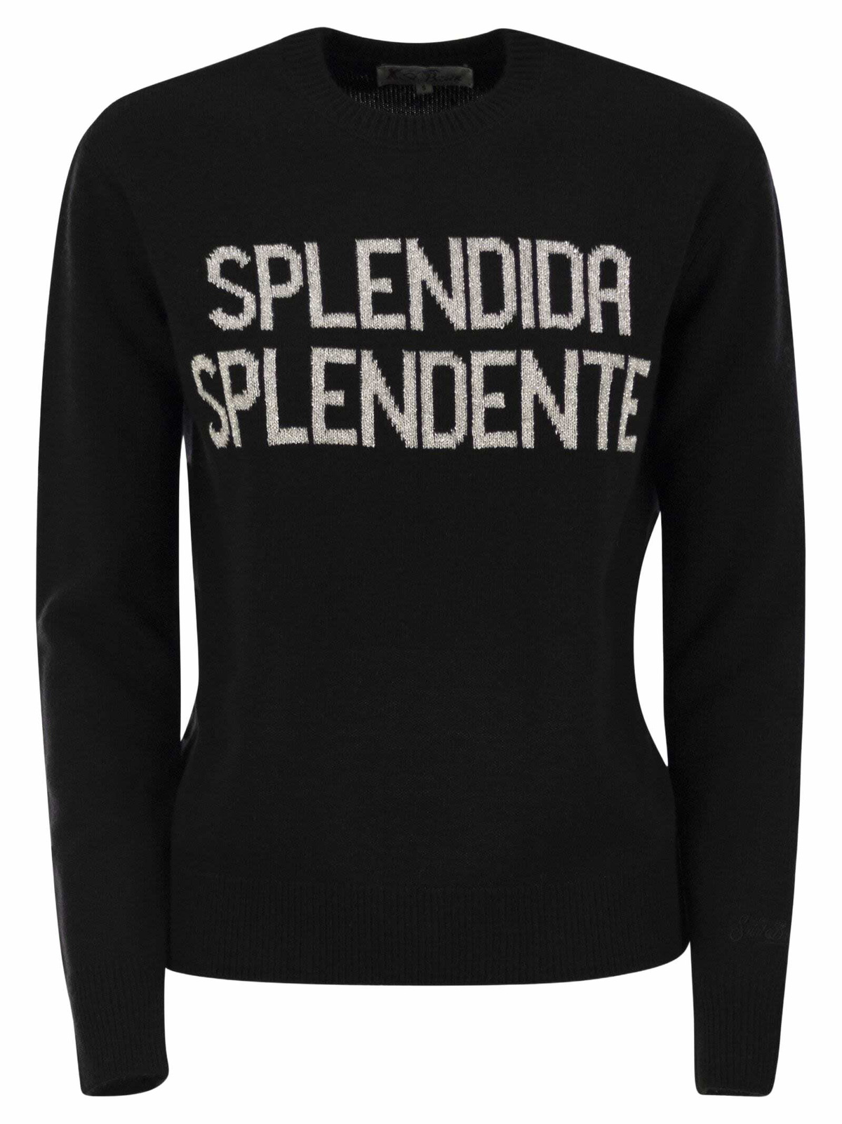 MC2 Saint Barth Wool And Cashmere Blend Sweater With Embroidery ...