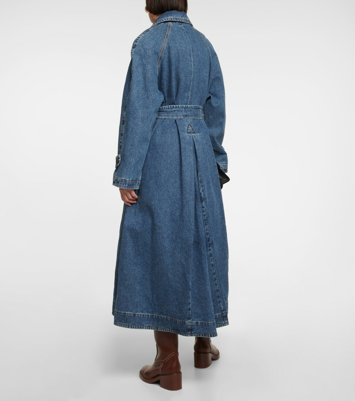 Chloe - Belted denim coat Chloe