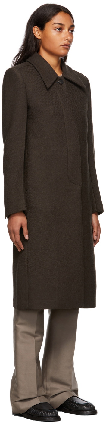LOW CLASSIC Brown Single Mac Coat Low Classic