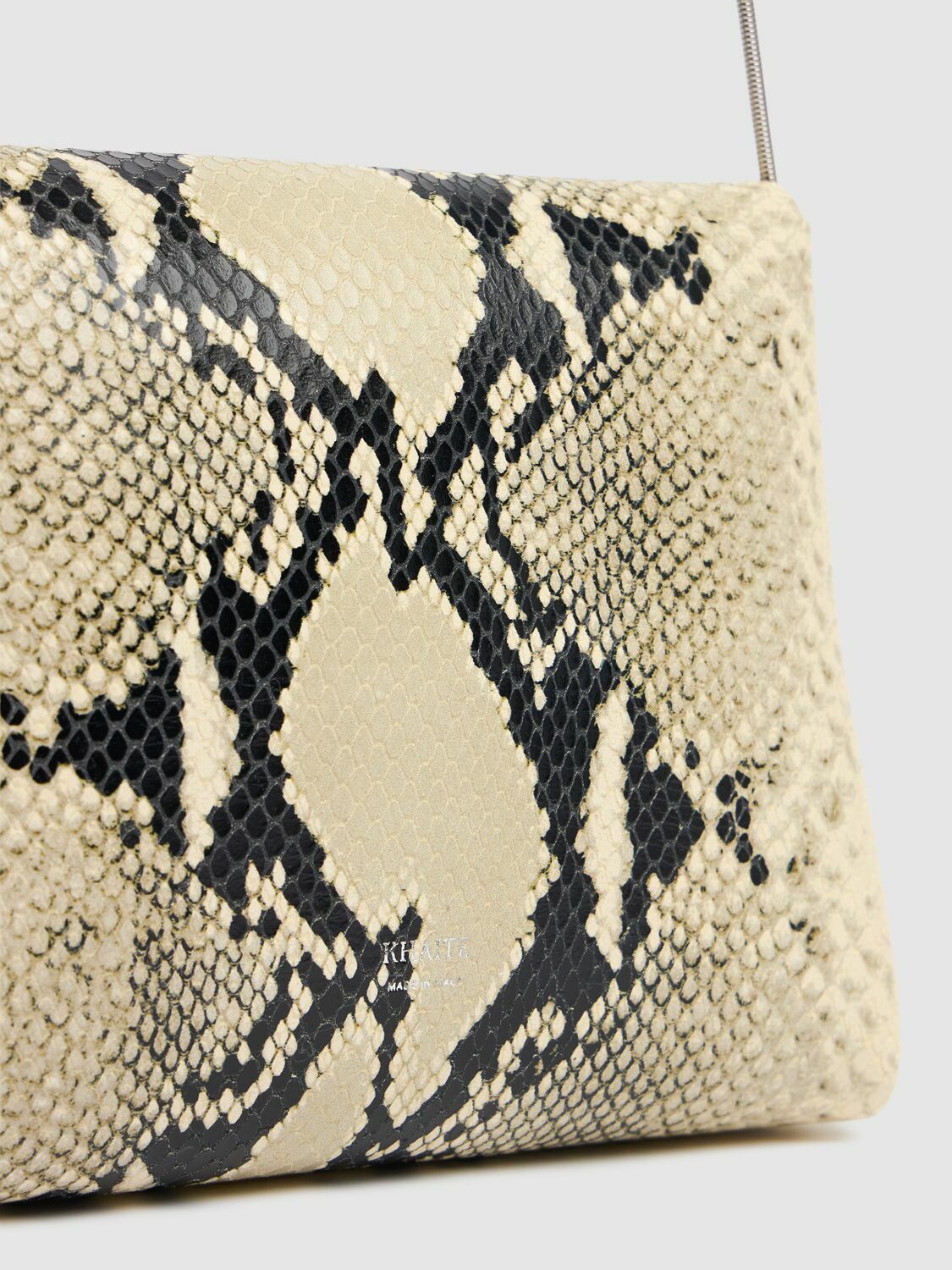 KHAITE Bobbi Python Embossed Leather Bag Khaite