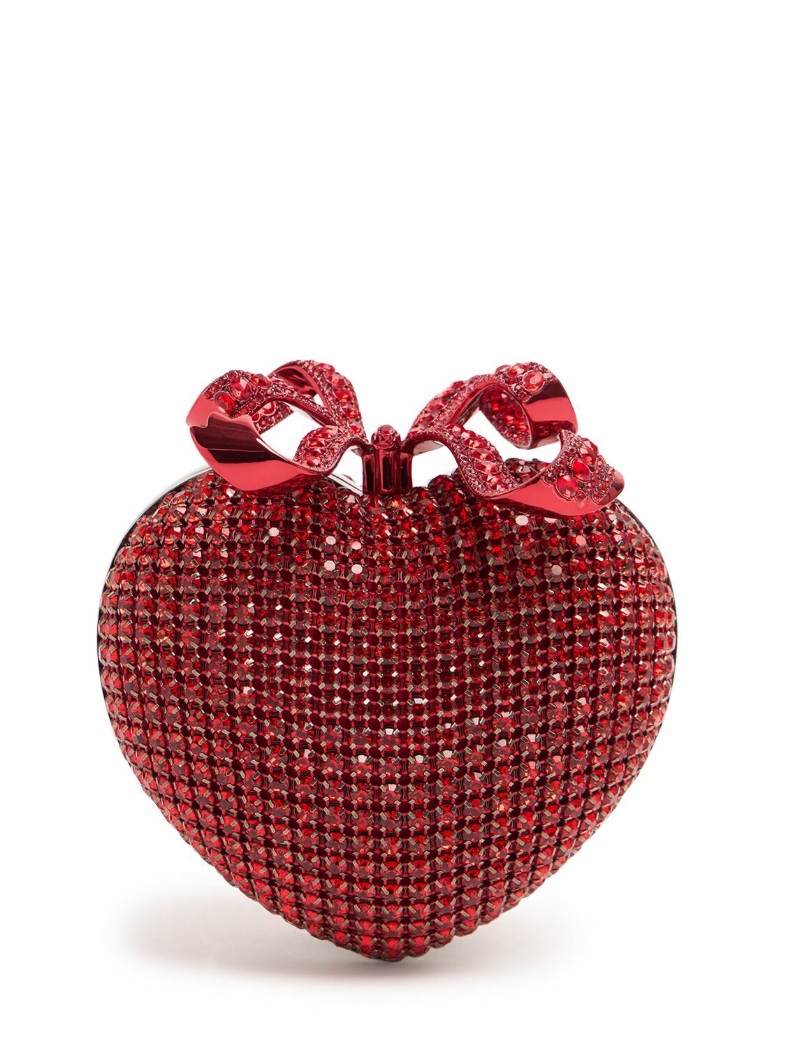 SELF-PORTRAIT Crystal Heart Clutch Self-Portrait