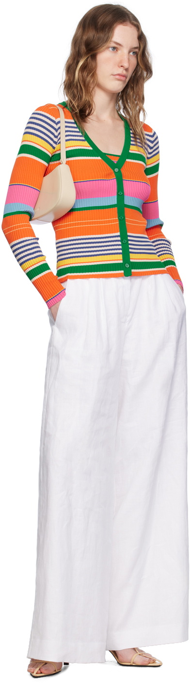 Staud Multicolor Cargo Cardigan Staud