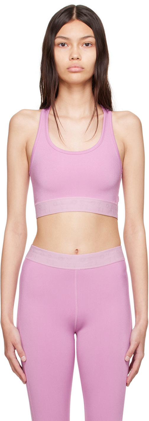 OTTI Purple Nylon Sport Bra OTTI