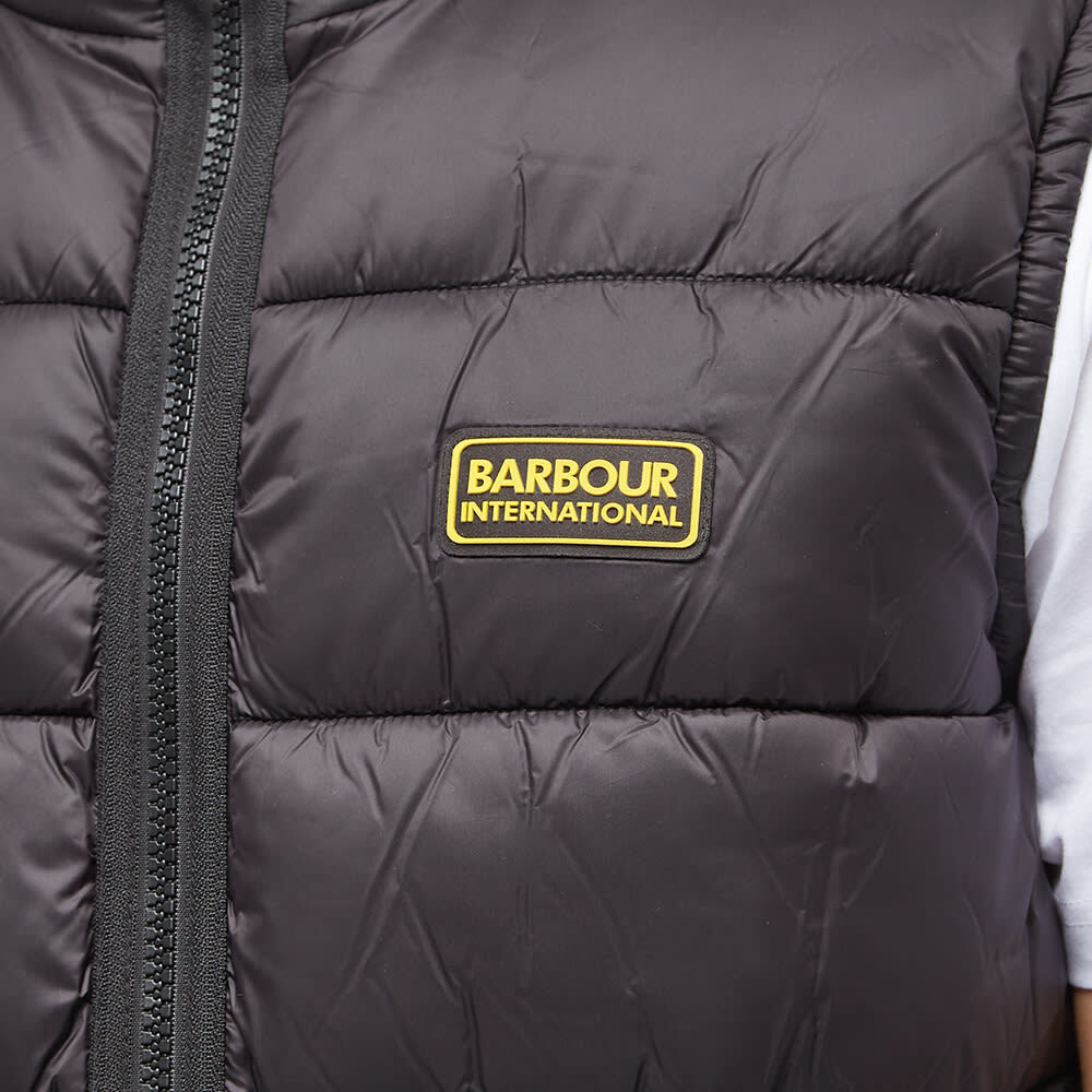 Barbour Men's International Bobber Gilet in Black Barbour