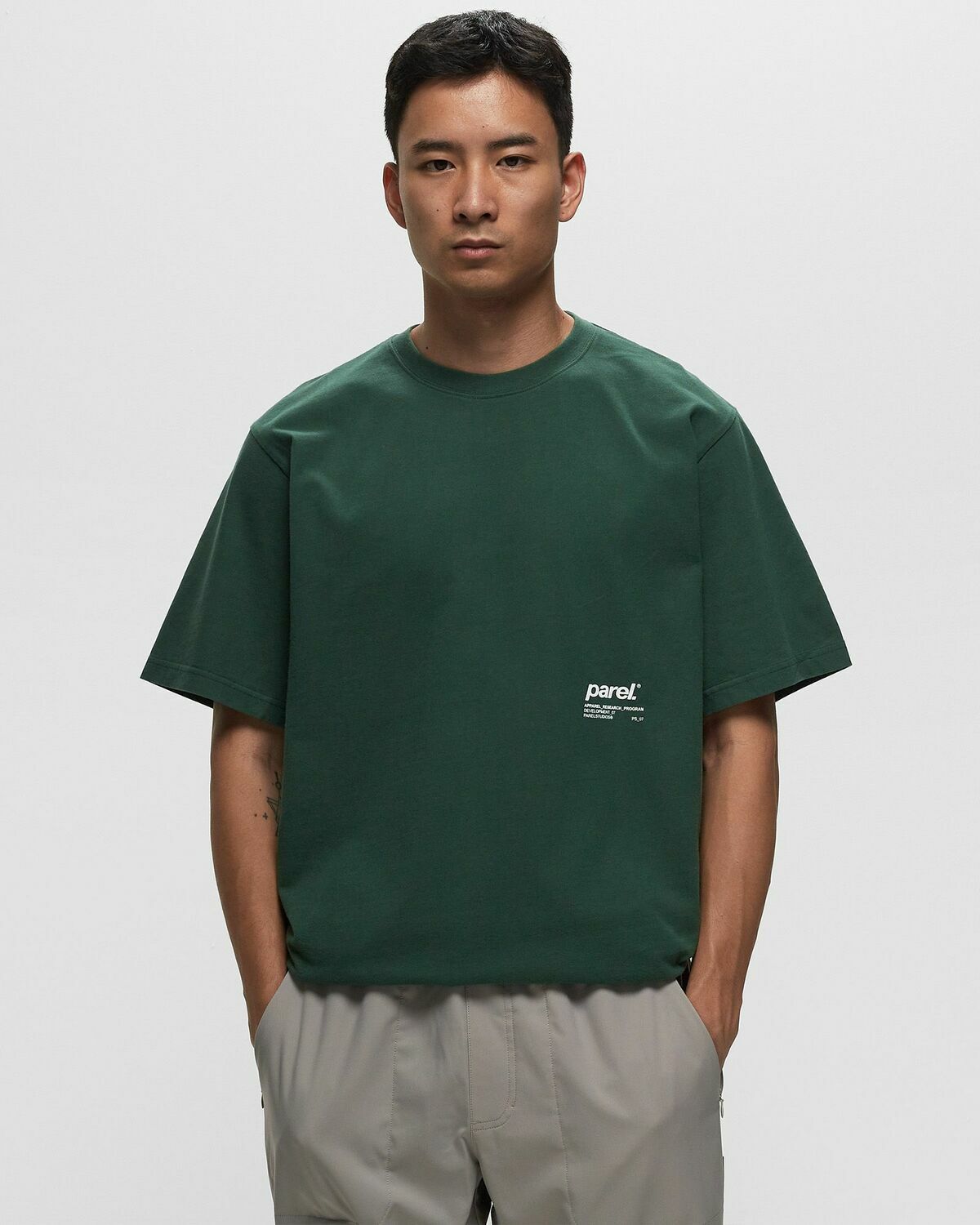 Parel Studios Bp Tee Green Shortsleeves Parel Studios