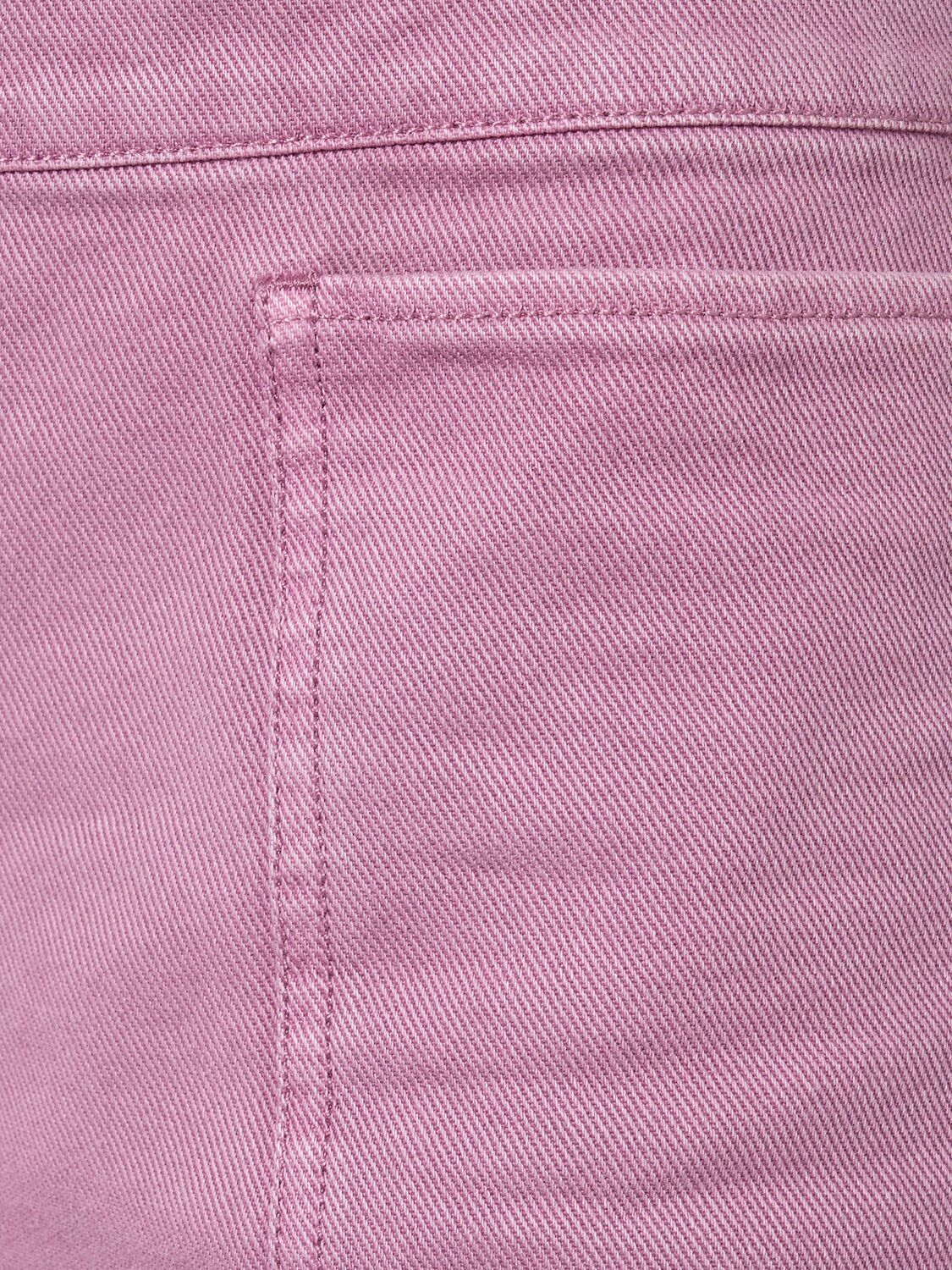 MAX MARA - Alibi Midrise Cotton Drill Shorts Max Mara