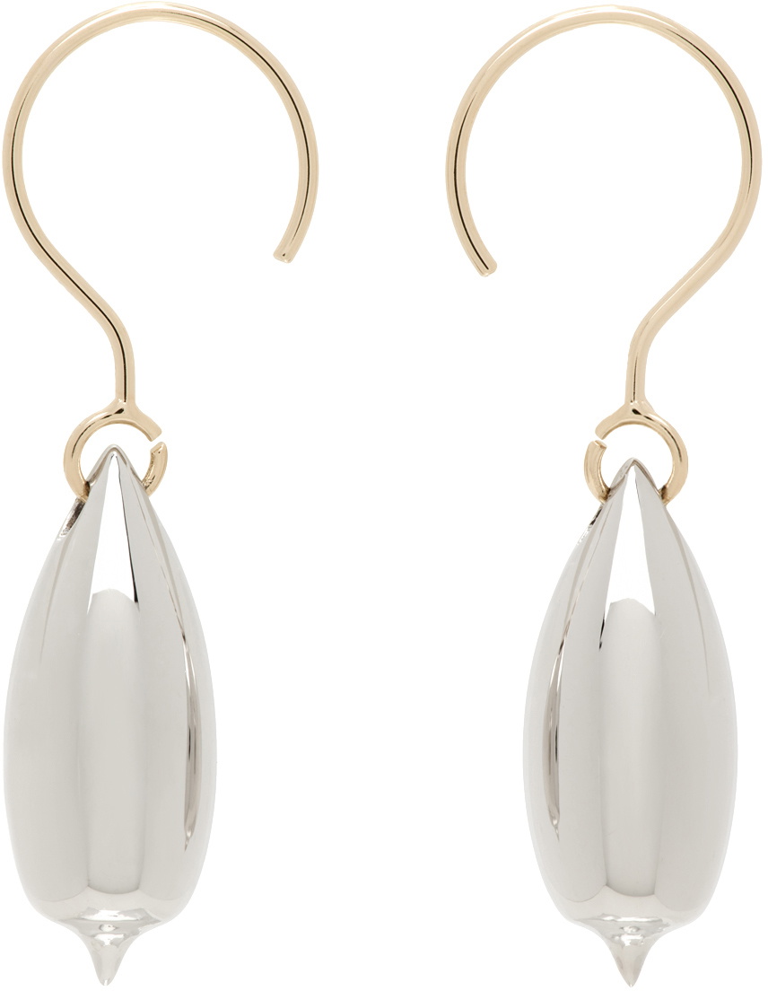 LEMAIRE Silver Seed Earrings Lemaire