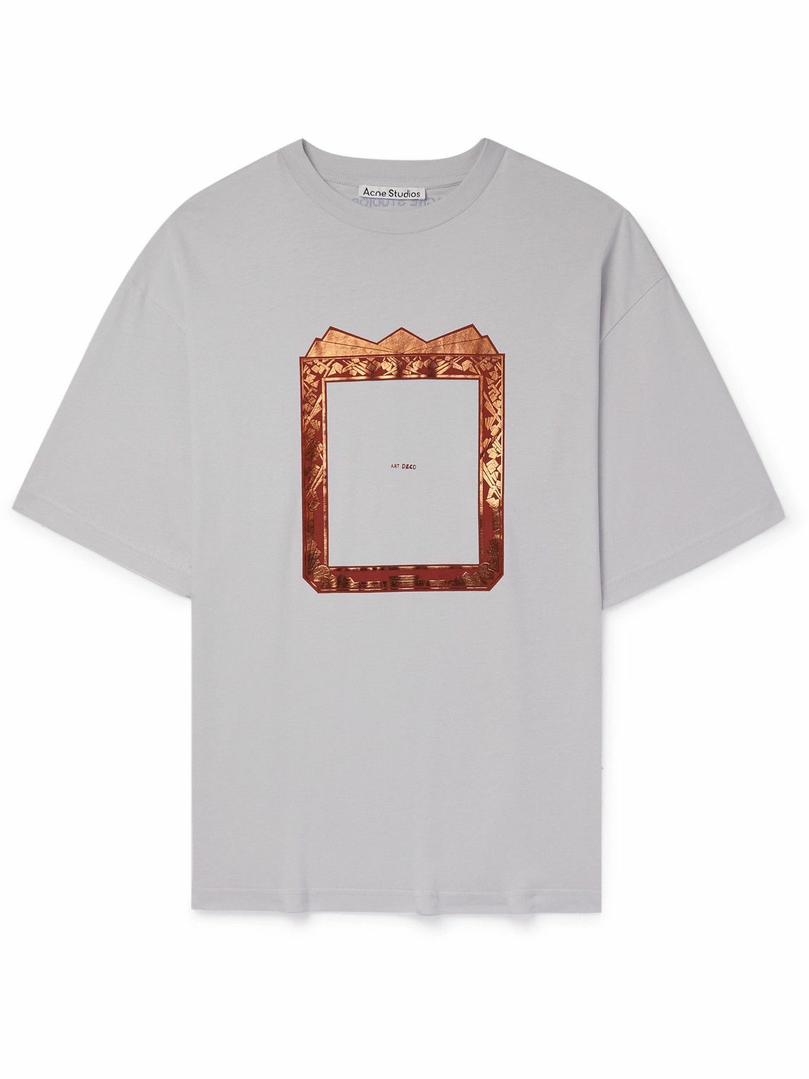 Acne Studios - Edlund Logo-Print Cotton-Jersey T-Shirt - Blue Acne Studios
