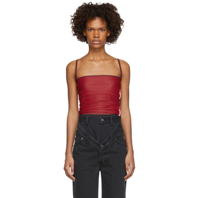 Y/Project Red Layered Tank Top Y/Project