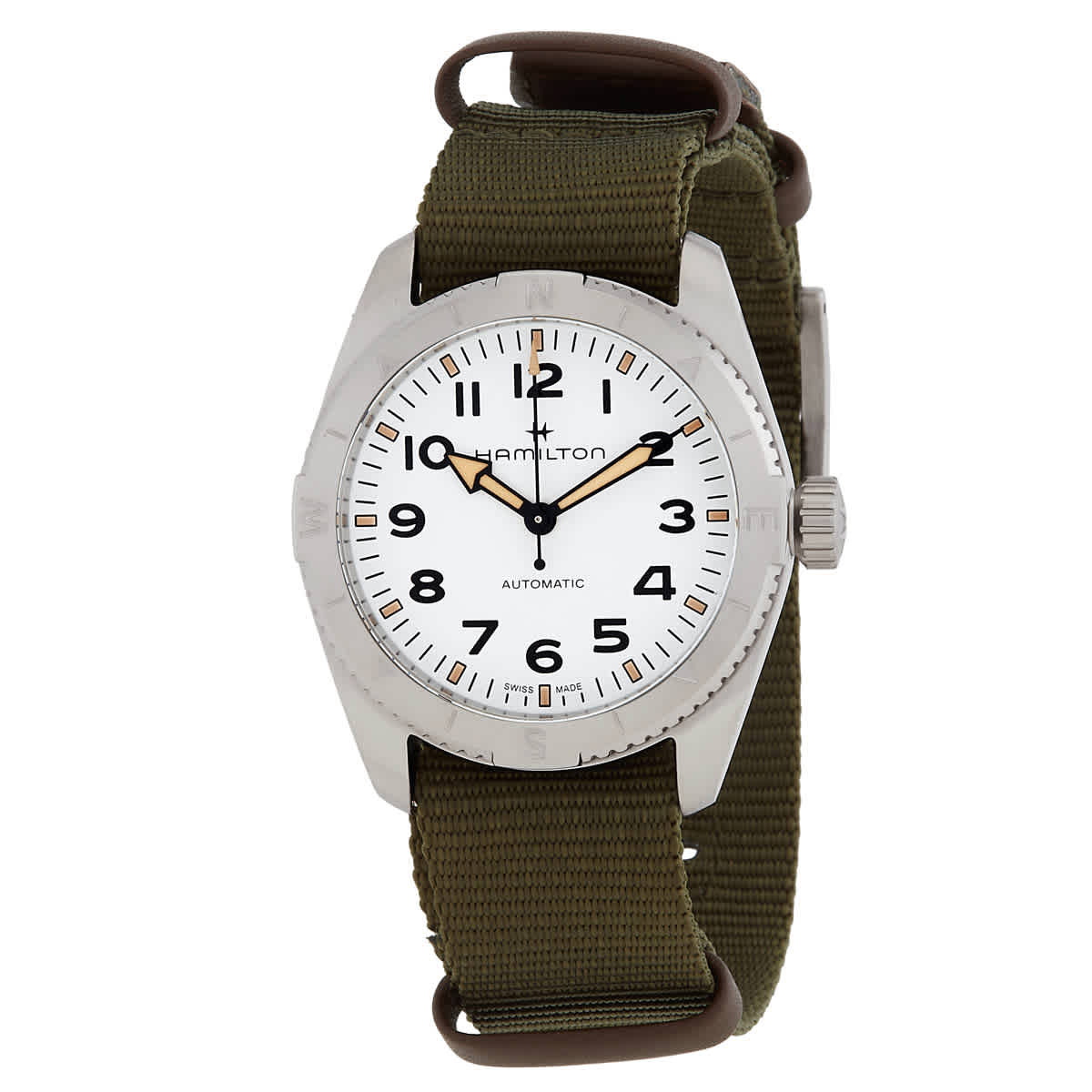 Hamilton Khaki Field Expedition Auto White Dial Watch H70225910 Hamilton