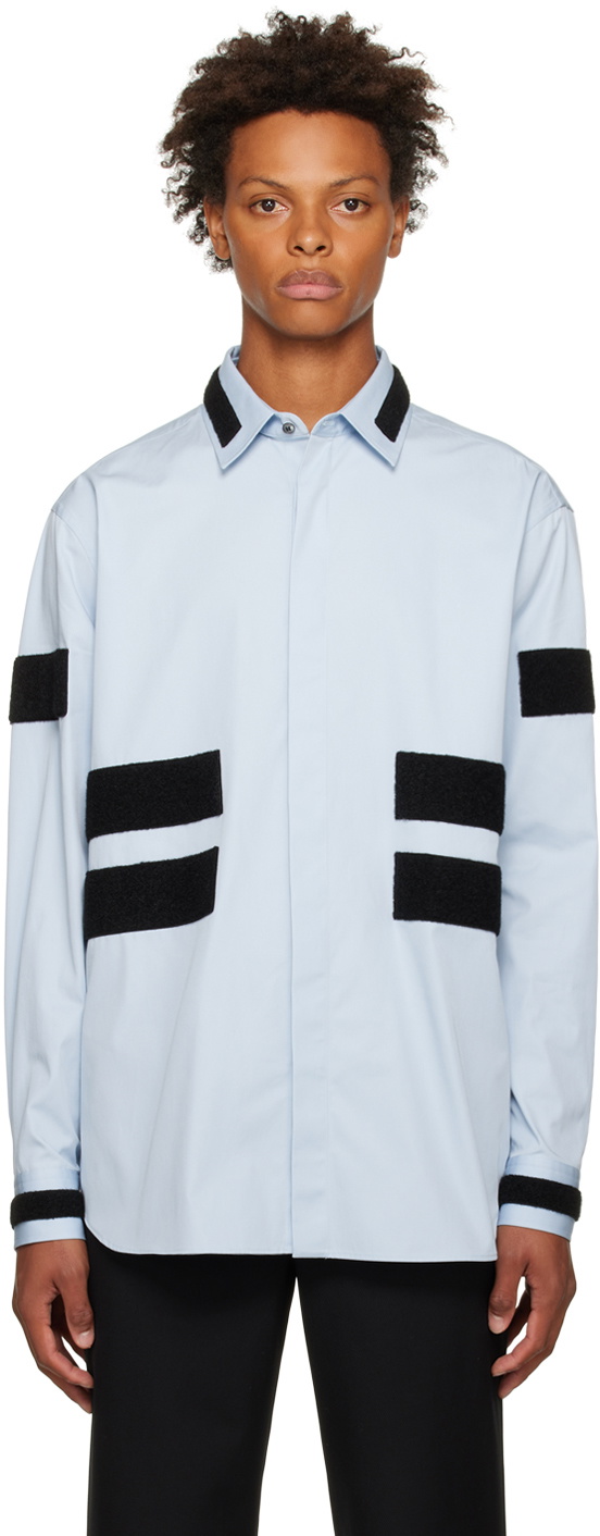 Balmain Blue Velcro Shirt Balmain