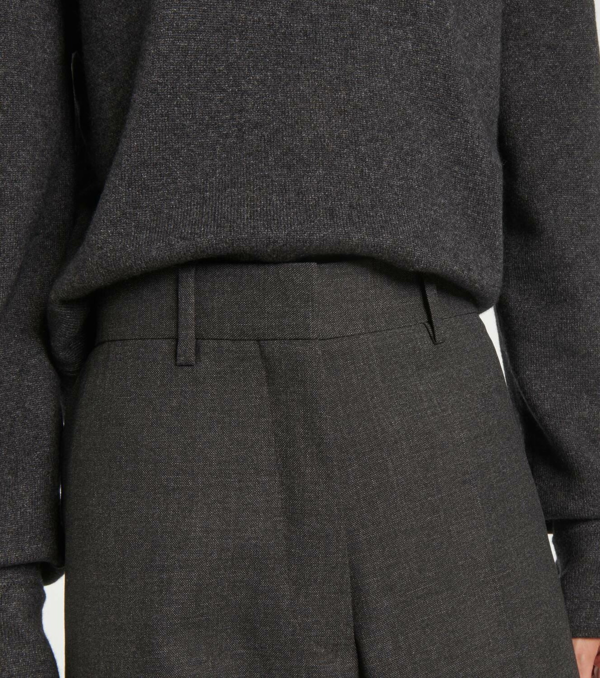 Givenchy High-rise virgin wool wide-leg pants Givenchy