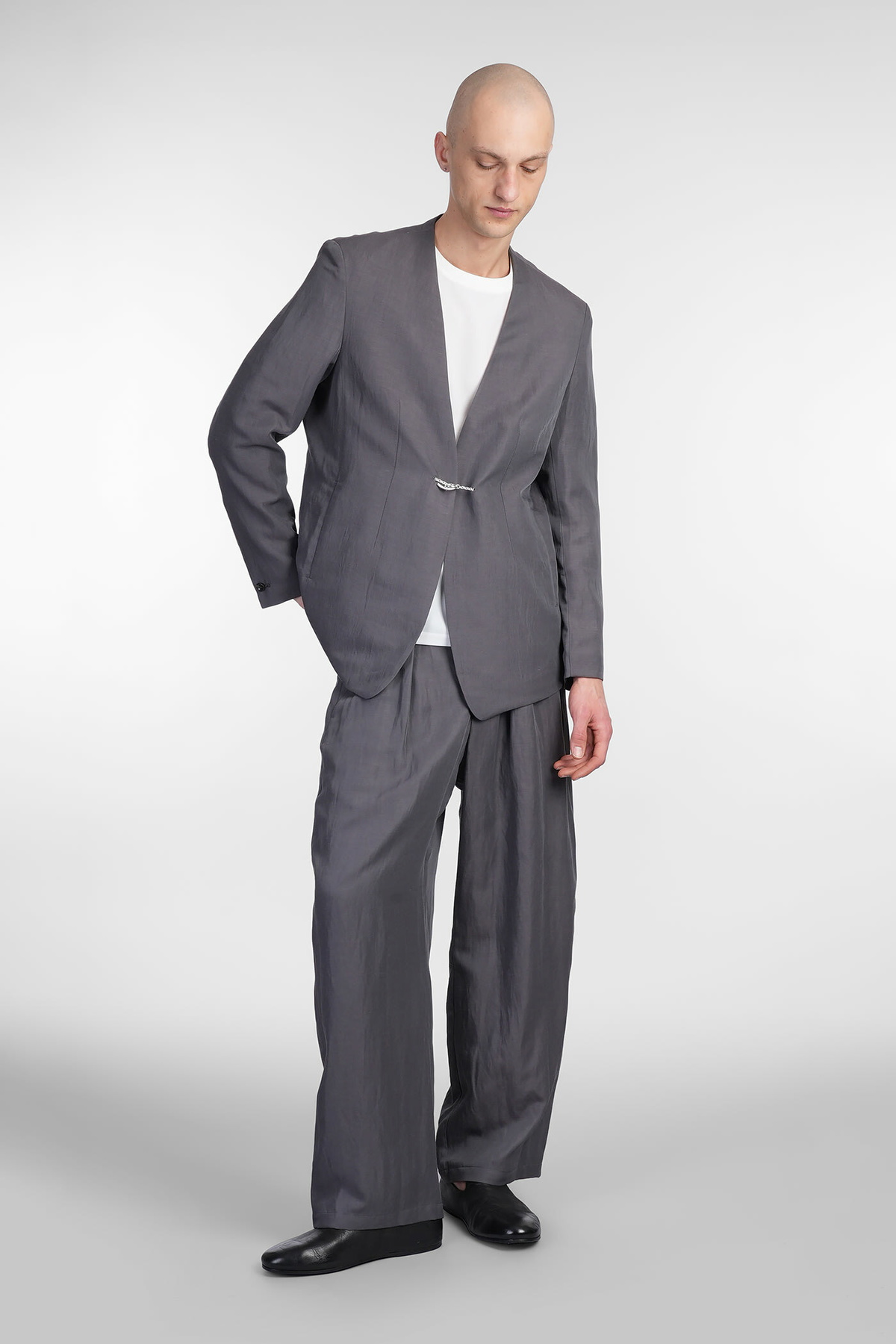 Attachment T-shirt In White Polyester Attachment