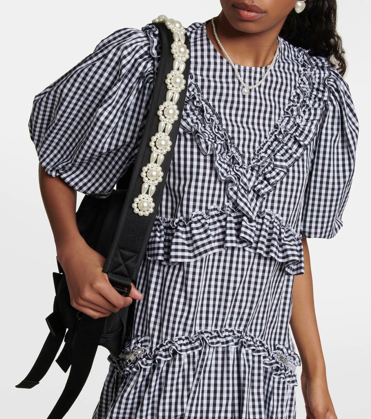 Simone Rocha Micro canvas clutch Simone Rocha