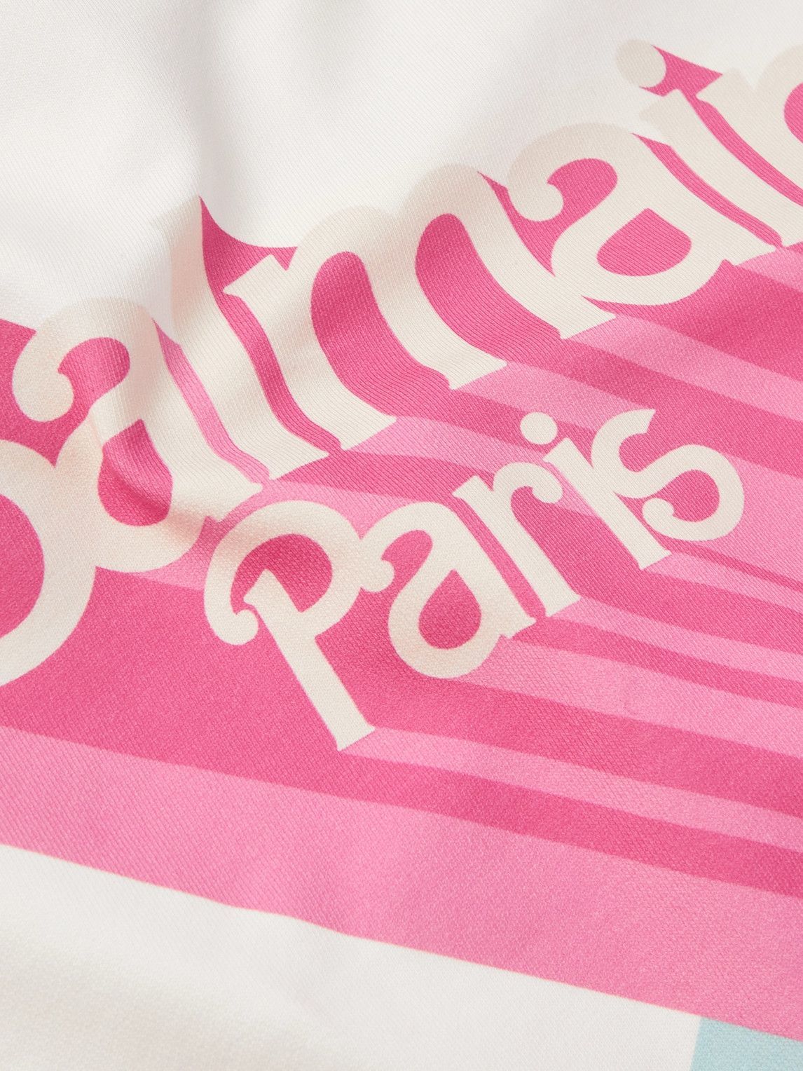 Balmain - Barbie Logo-Print Cotton-Jersey Hoodie - Pink Balmain