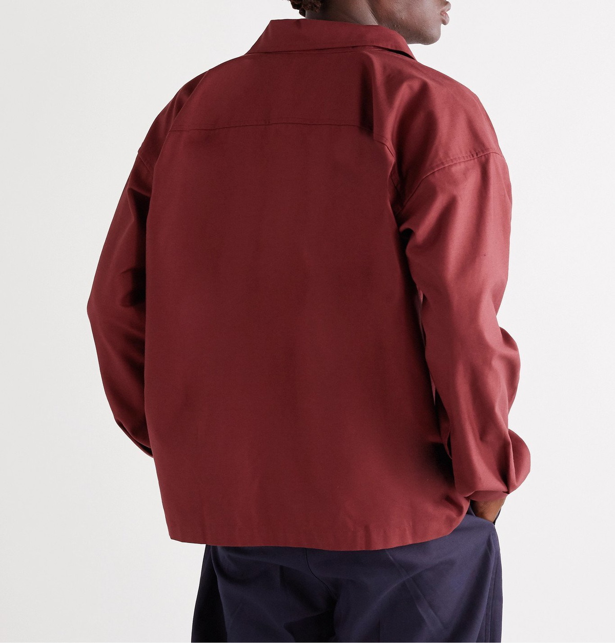 Nicholas Daley - Cotton Jacket - Burgundy Nicholas Daley